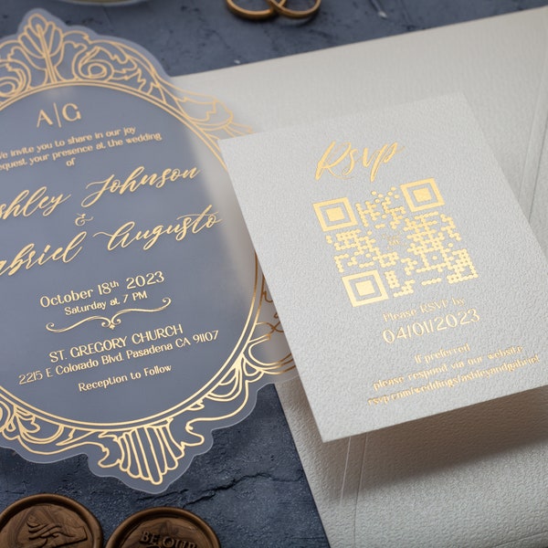 Ivory Invitation - Etsy