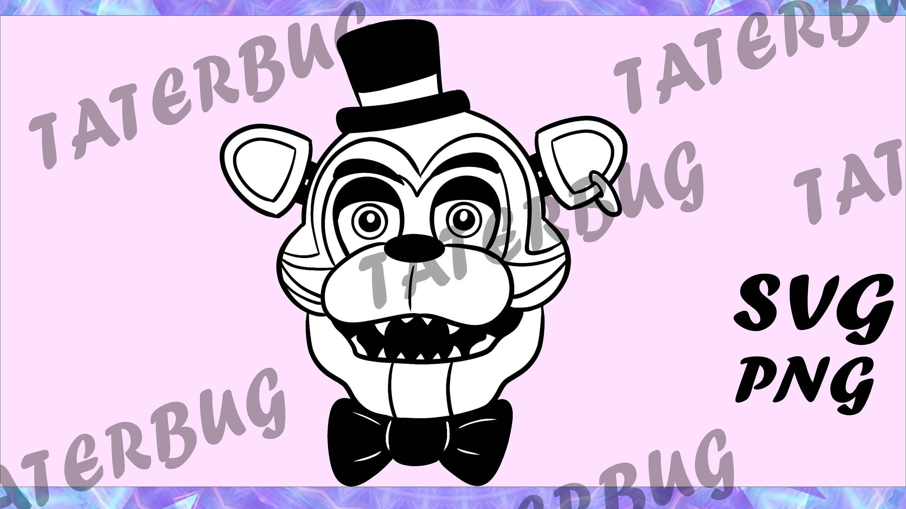 Glamrock Freddy Svg - Etsy