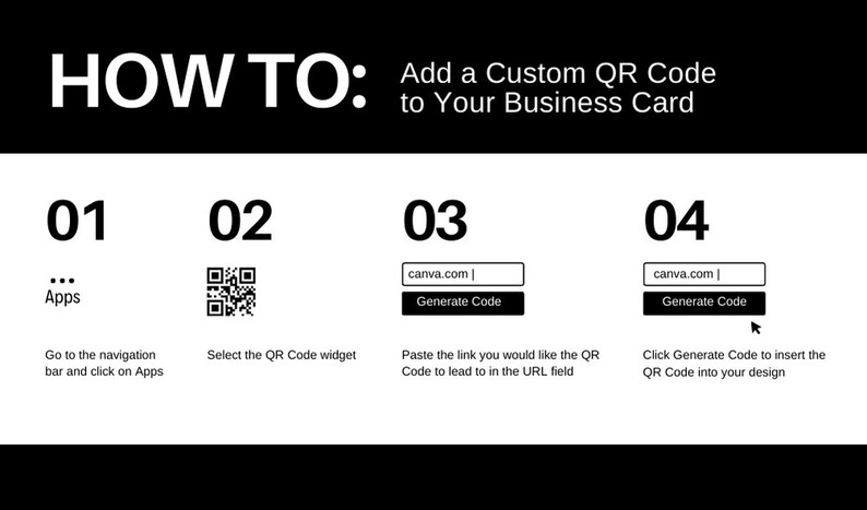 Thank You Card Qr Code Template Canva, Small Business Thank You Card ...