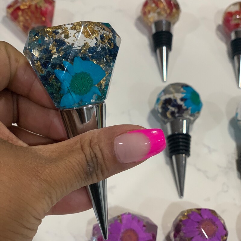 Flower Wine Stopper - Etsy