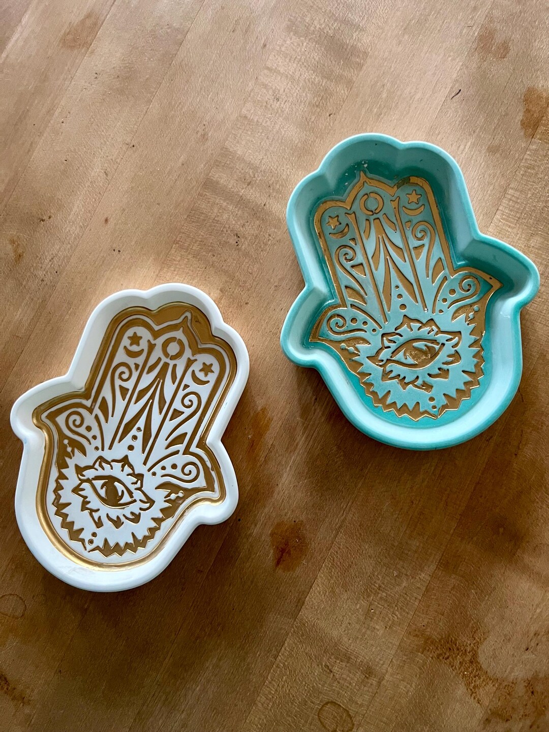 Concrete Hamsa Tray: Hand of Miriam, Symbol of Protection - Etsy