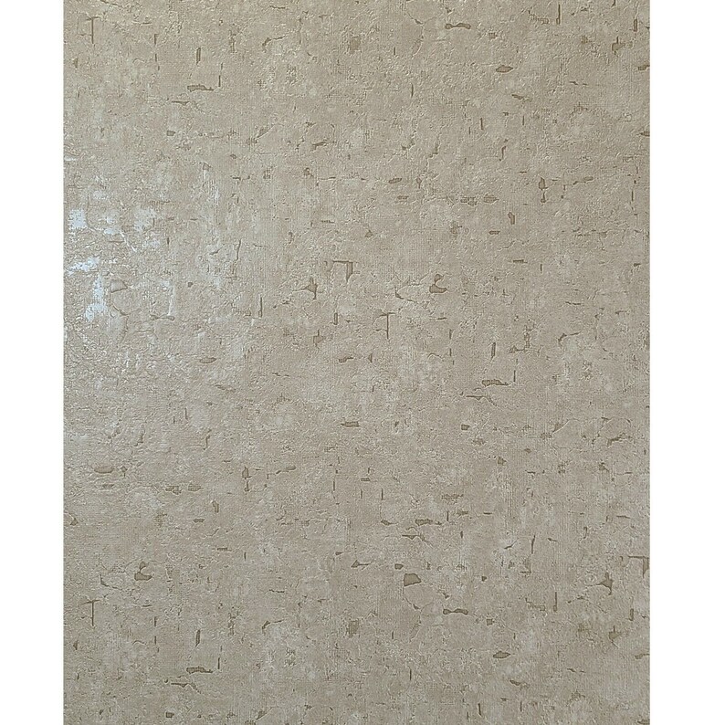 Contemporary Plain Modern Tan Brass Metallic Faux Plaster - Etsy