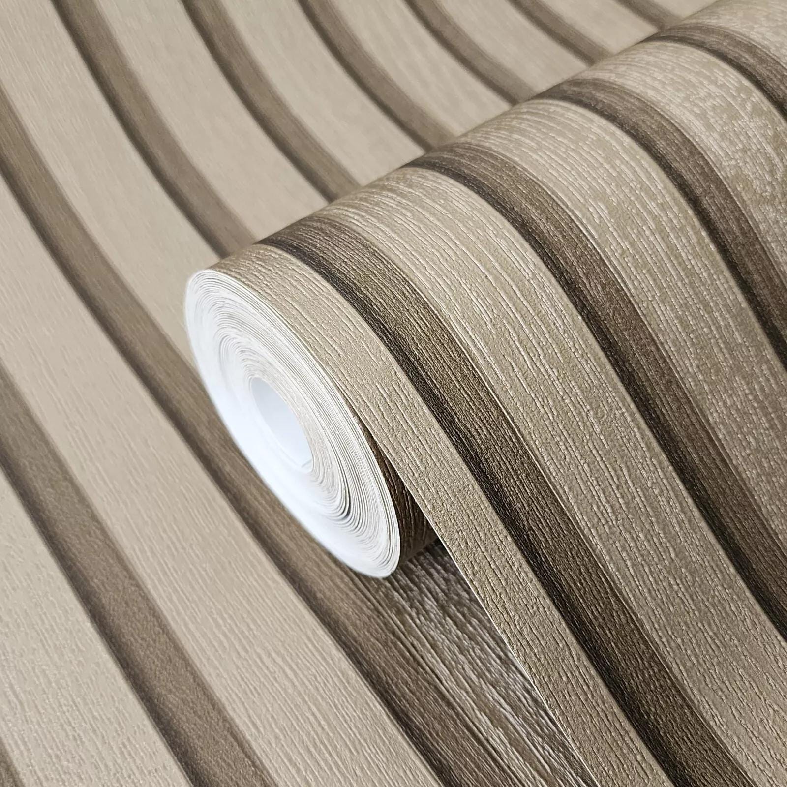 Brass Bronze Metallic Faux Slat Wooden Planks Wood Look Textured ...