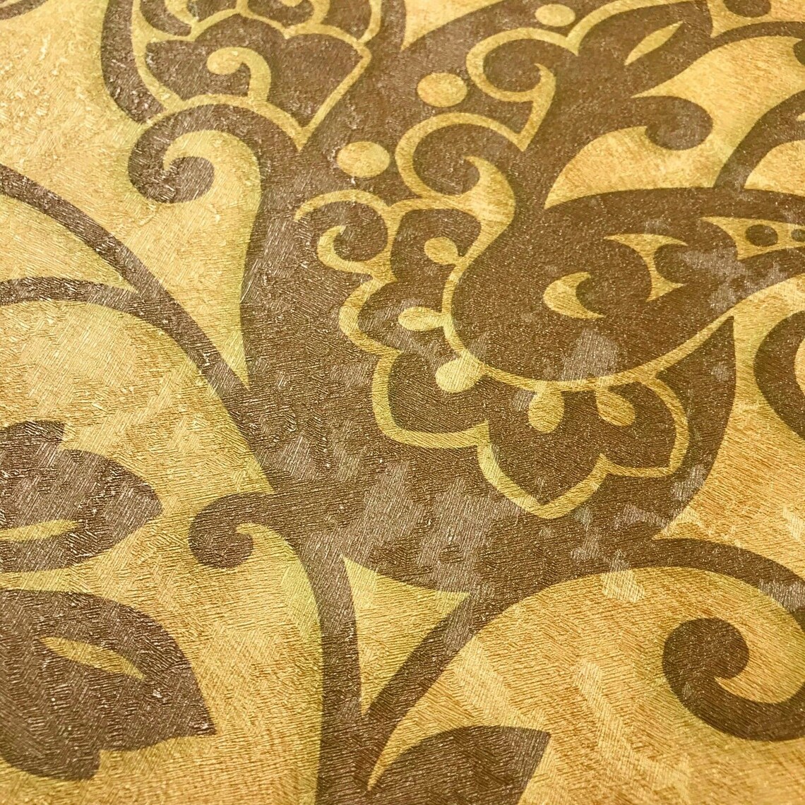 Embossed Wallpaper Gold Bronze Metallic Textured Wall Rustic - Etsy