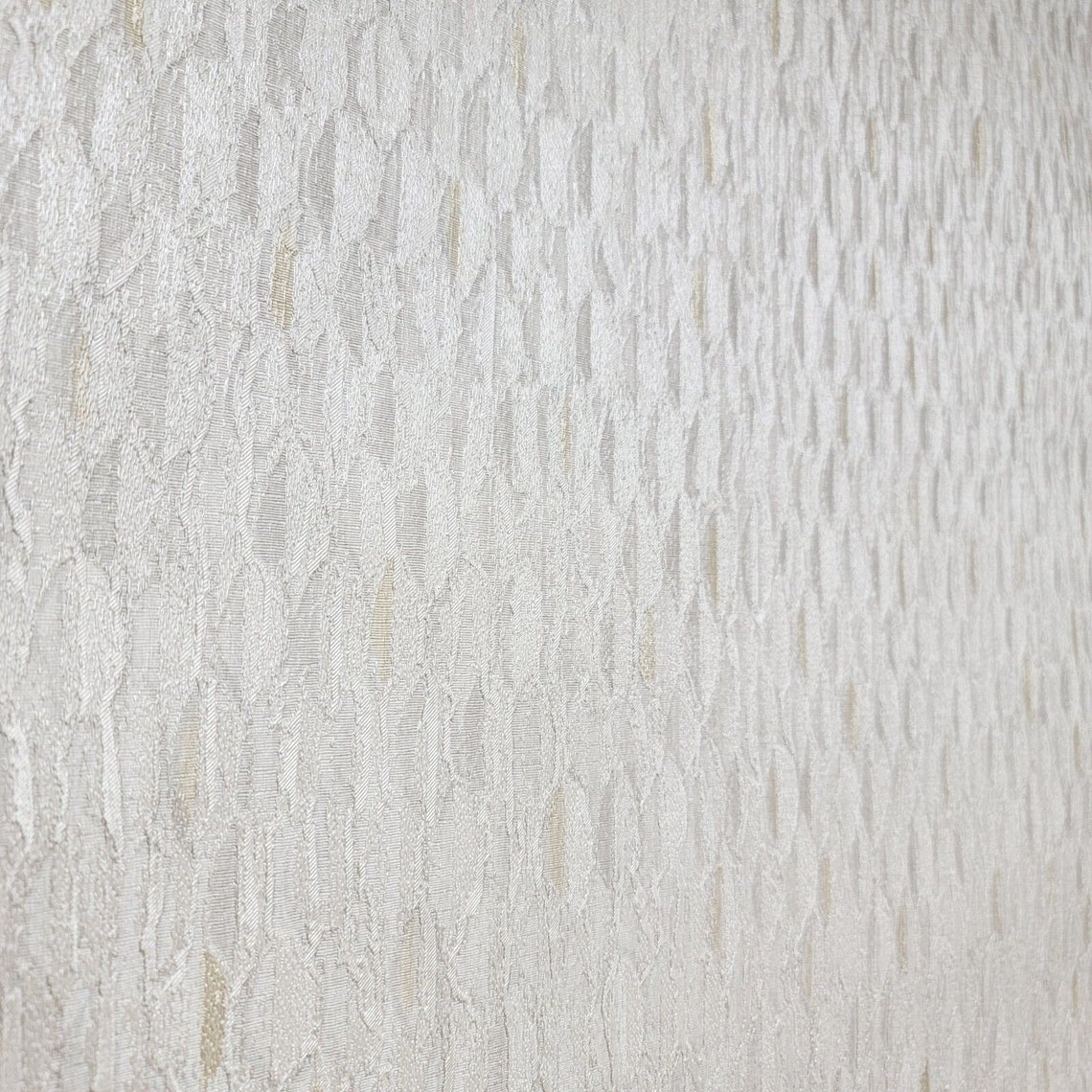 Ivory Beige Cream Gold Metallic Fish Scale Tile Pattern - Etsy