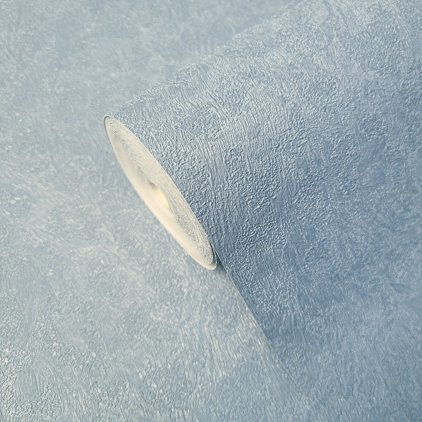 Modern Plain Wallpaper Grayish Blue Silver Glitter Faux - Etsy