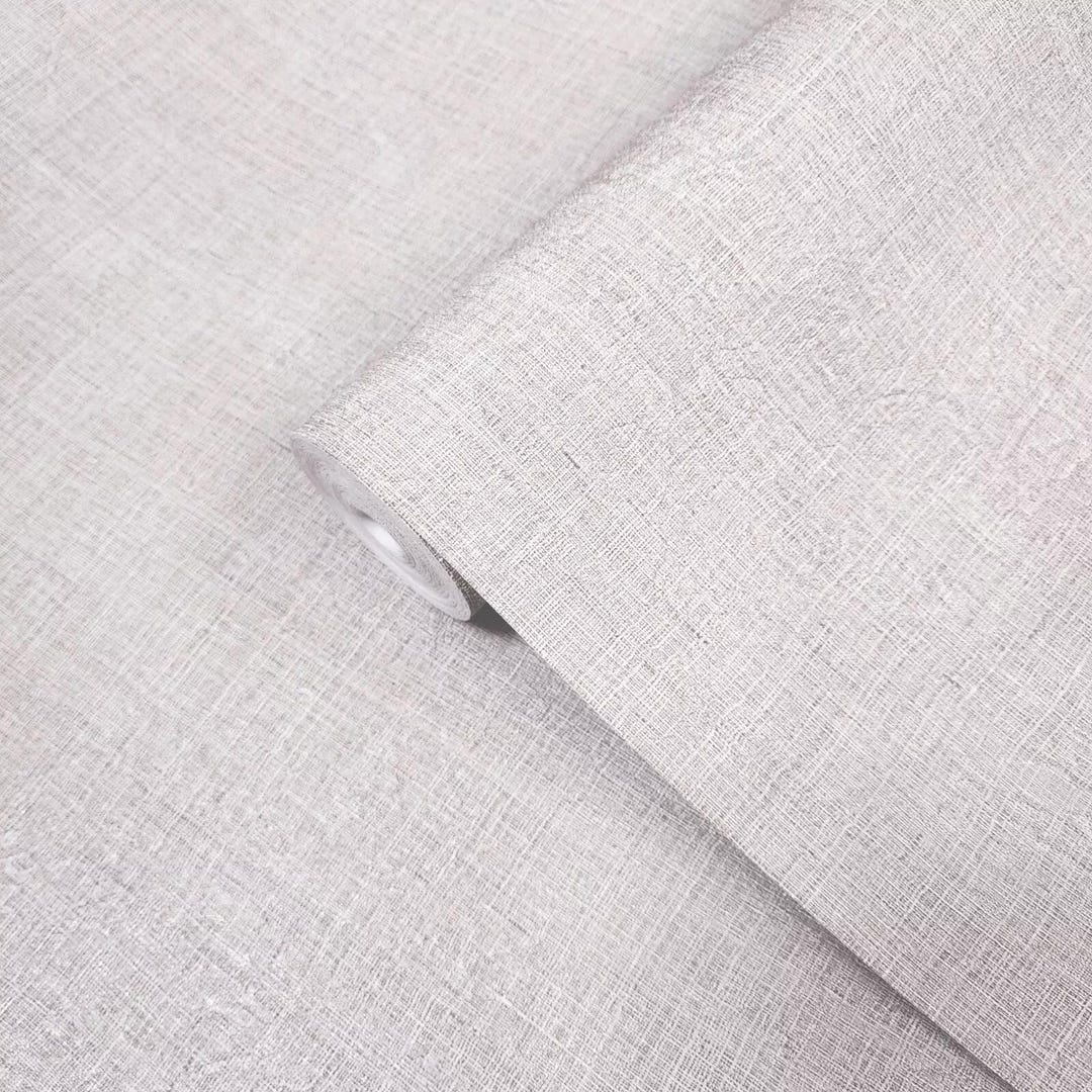 Pinkish off White Woven Faux Sackcloth Fabric Torn Distressed Textured ...
