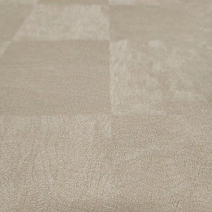 Embossed Khaki Tan Faux Square Tiles Plaster Textured Contemporary ...