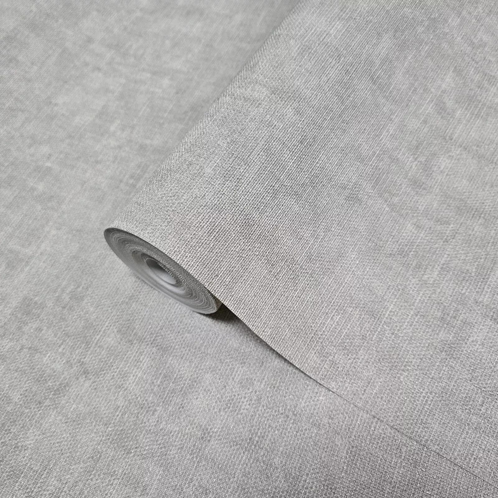 Light Gray Plain Faux Woven Thread Sackcloth Fabric Textured Modern ...