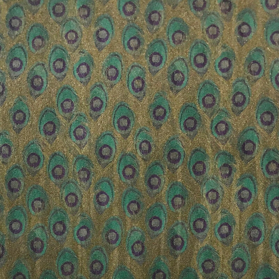 Wallpaper Peacock Textured Wall Coverings Rolls Faux Animal Green Gold