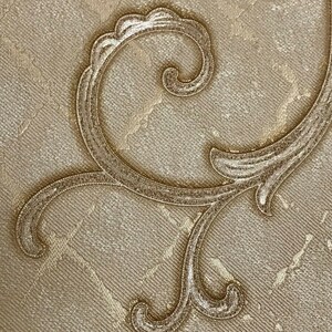 Modern Rose Gold Wallpaper Roll Embossed Diamonds Metallic Damask Wall ...