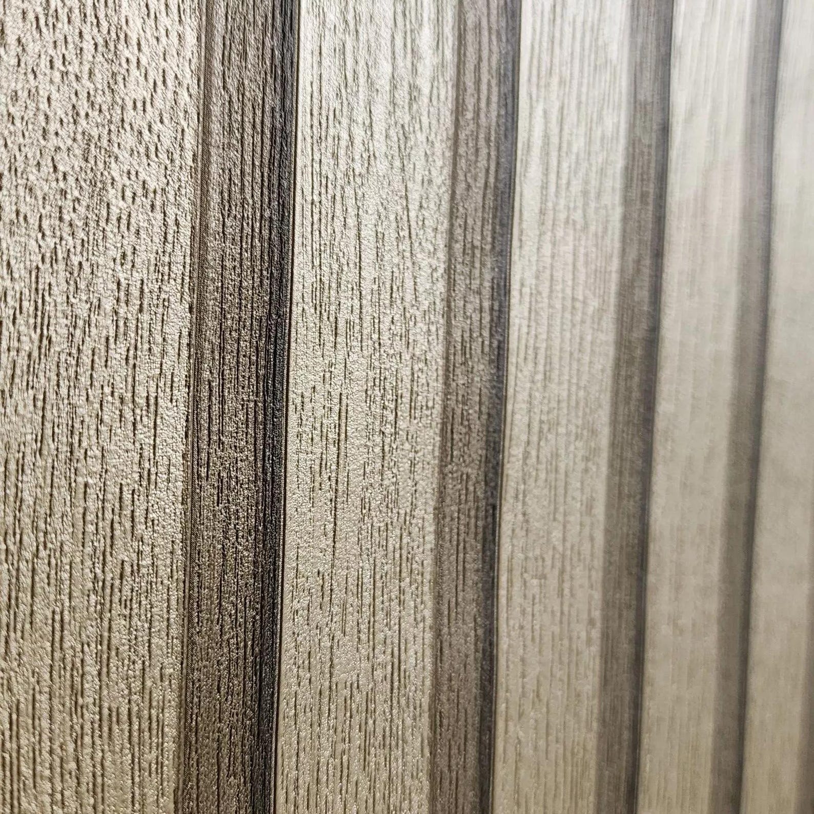Brass Bronze Metallic Faux Slat Wooden Planks Wood Look Textured ...