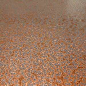 Embossed Coper Metallic Faux Metal Sheet Plaster Textured Modern ...