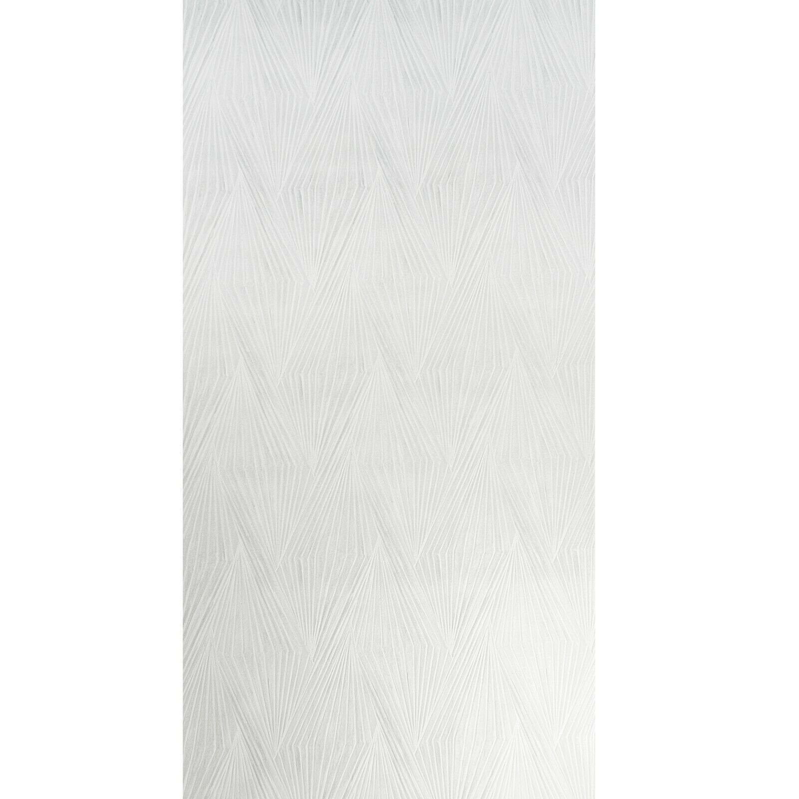 Abstract Wavy Diamonds Textured White Faux Fabric Wallpaper 3D Roll ...
