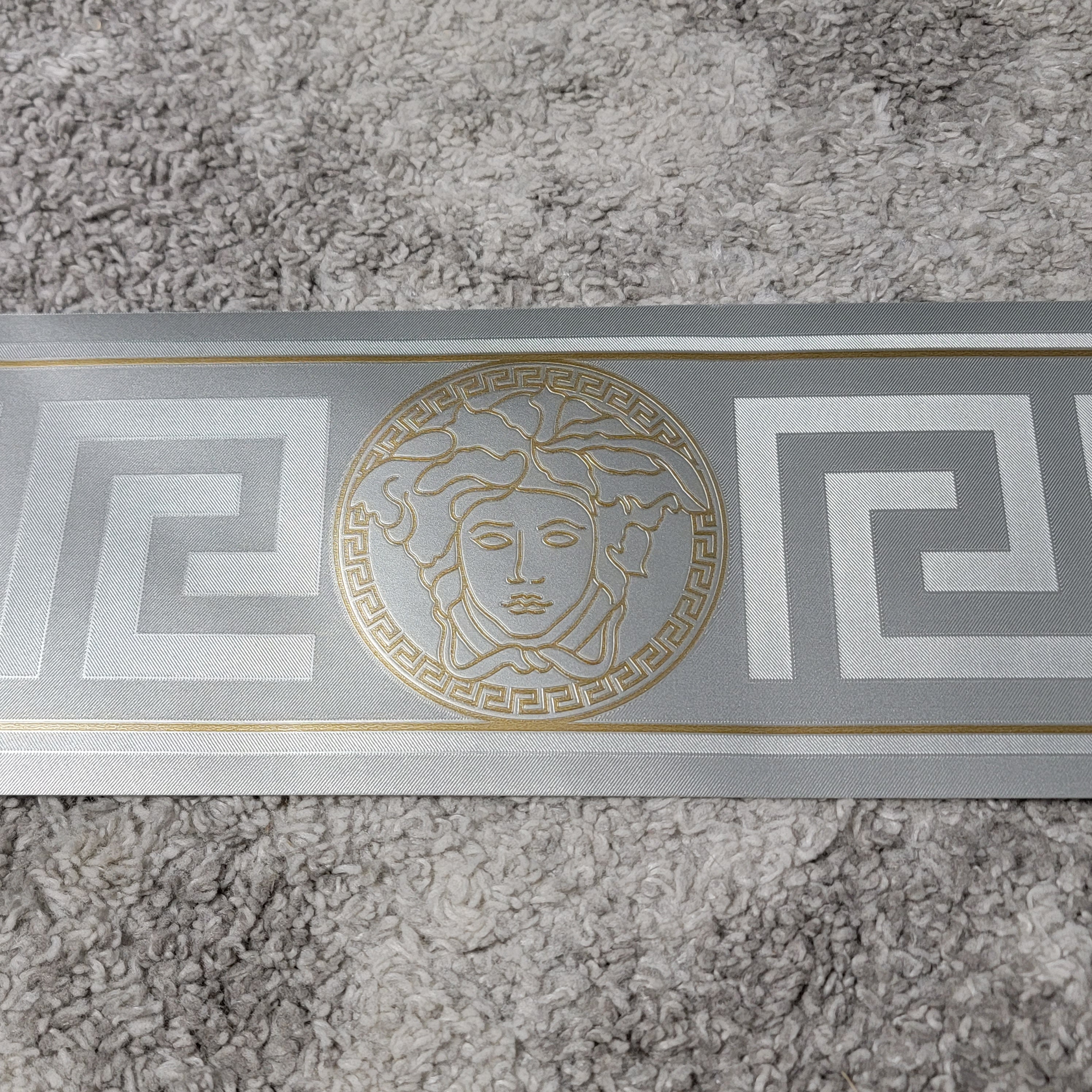 Embossed Silver Gold Metallic Border Textured - Etsy