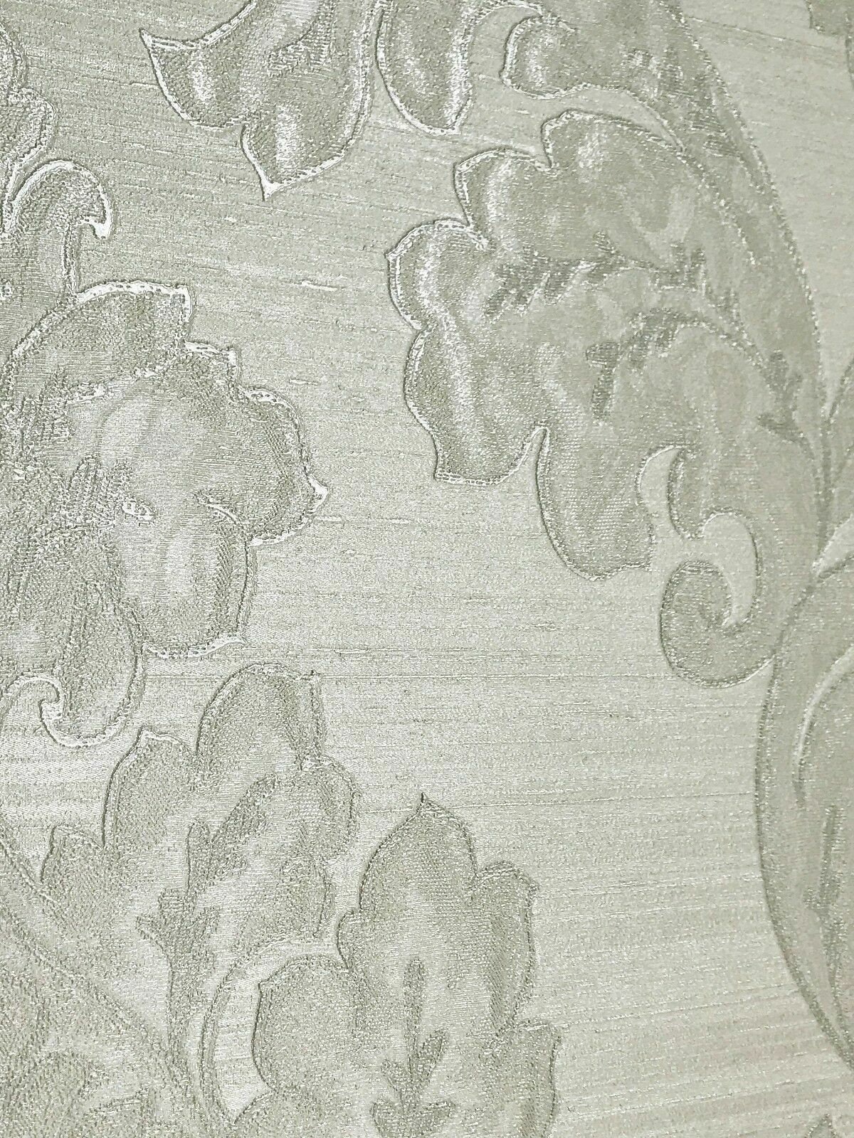 Embossed Wallpaper White Textured Large Victorian Traditional - Etsy