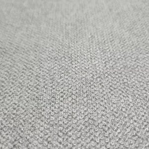 Contemporary Grayish off White Plain Faux Waffle Fabric Textured Plain ...