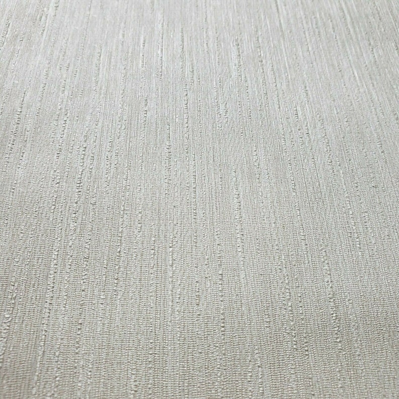 Plain Wallpaper Textured off White Cream Modern Faux Fabric - Etsy