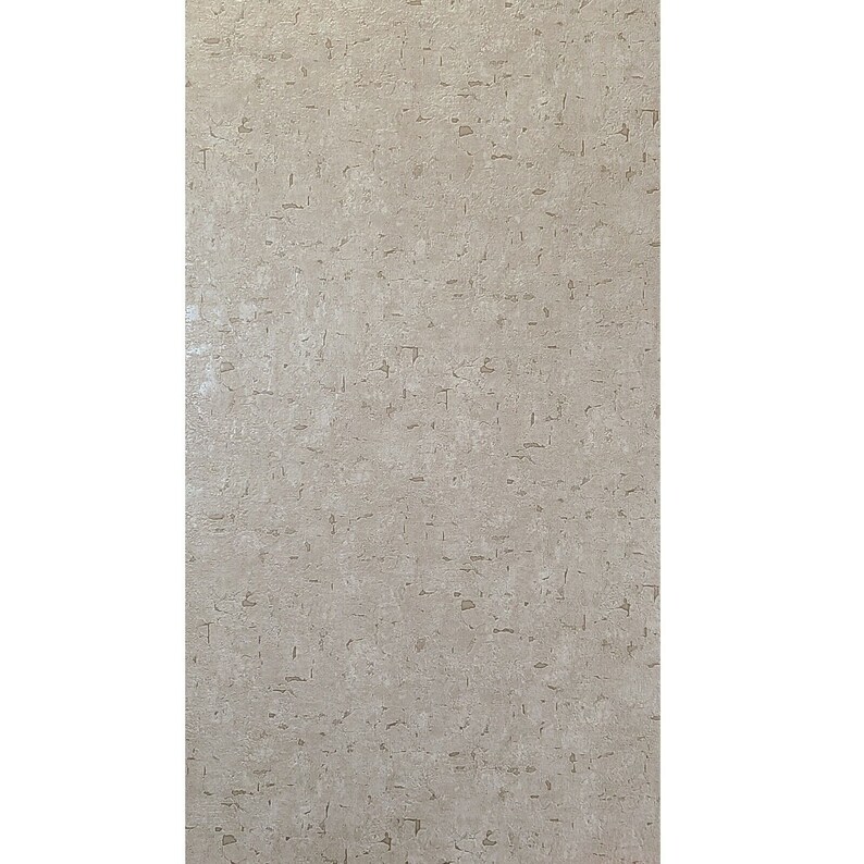 Contemporary Plain Modern Tan Brass Metallic Faux Plaster - Etsy