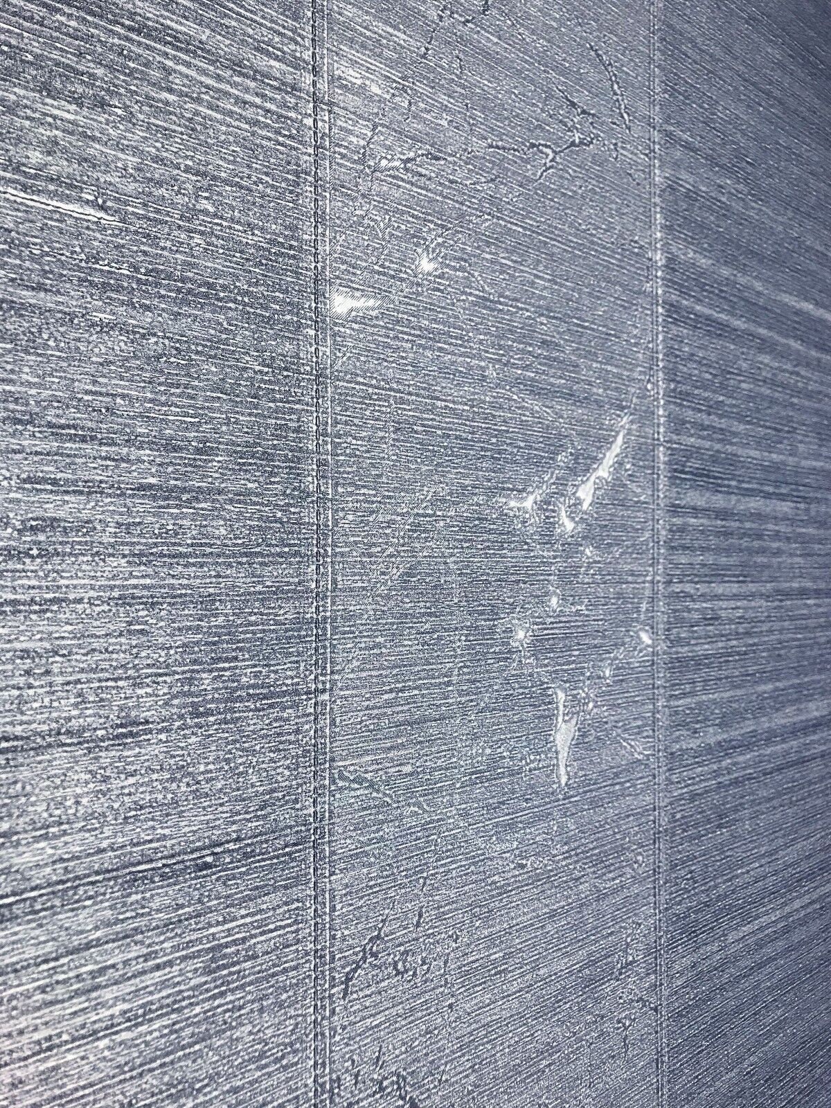 Wallpaper Roll Gray Blue Metallic Textured Striped Modern - Etsy