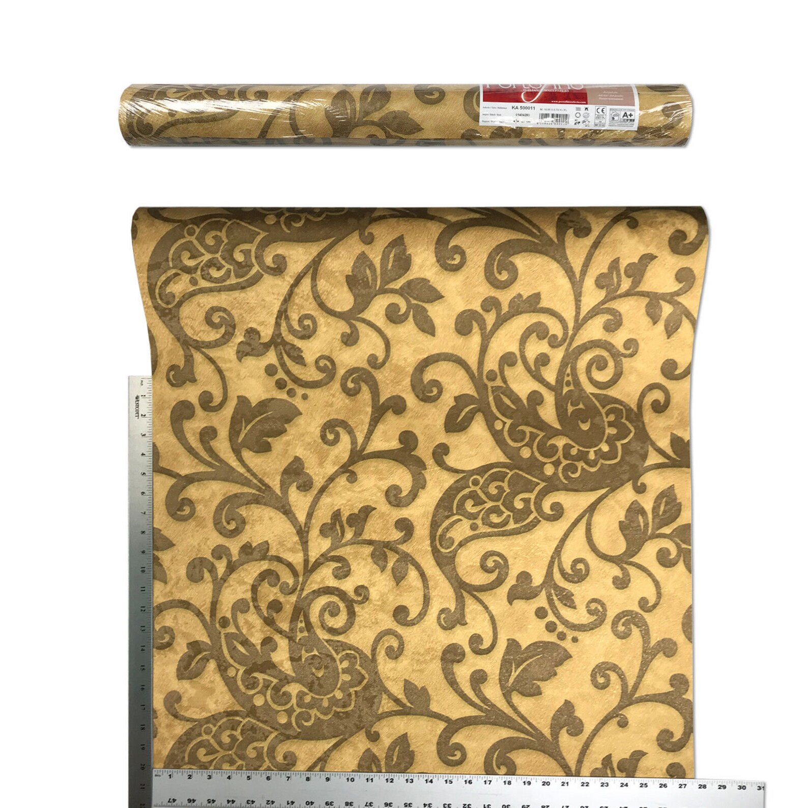 Embossed Wallpaper Gold Bronze Metallic Textured Wall Rustic - Etsy