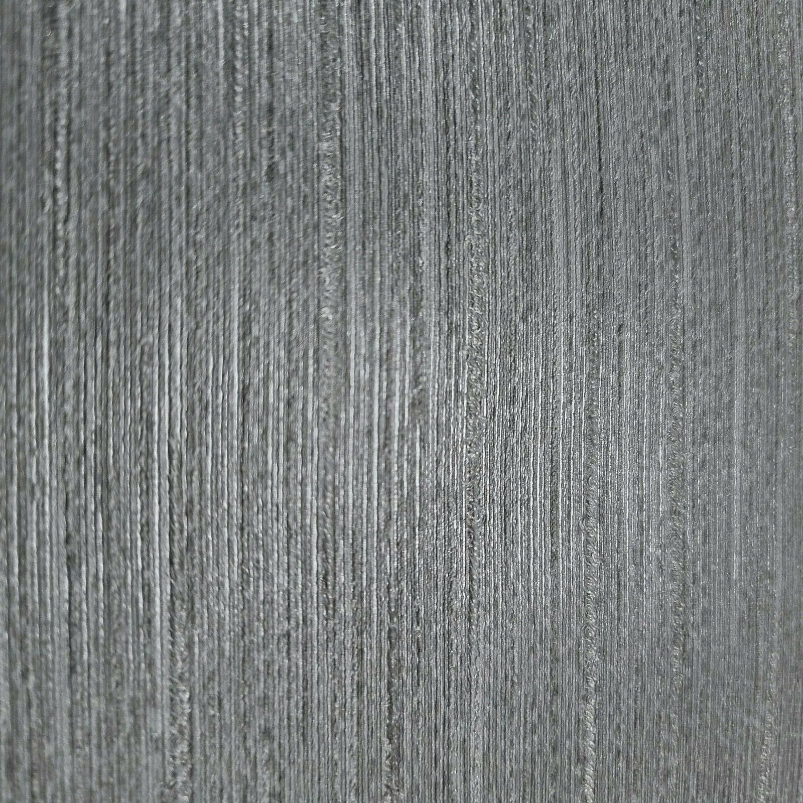 Silver Metallic Faux Fabric Textured Stria Lines Textures Modern ...