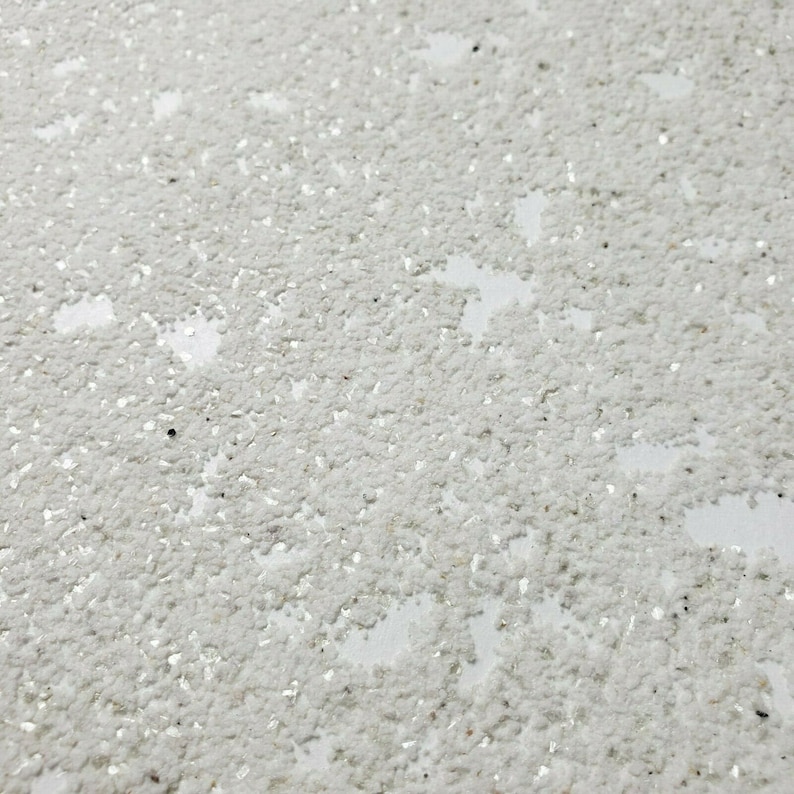 White Cream Chip Stone Real Natural Mica Textured Wallpaper Plain - Etsy