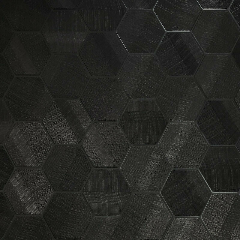 Hexagon Vinyl Wallpaper - Etsy
