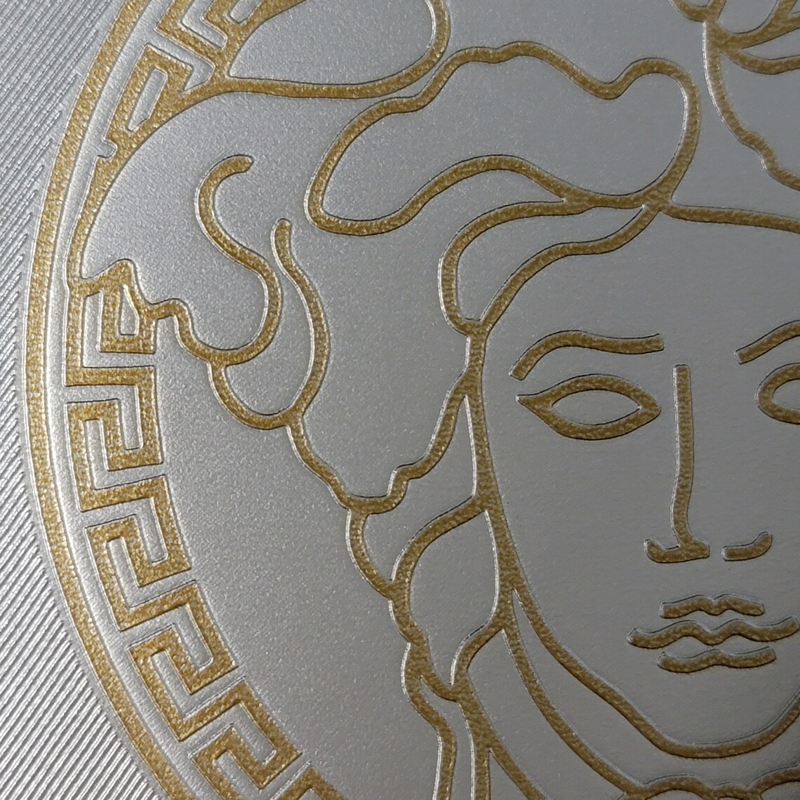 Embossed Silver Gold Metallic Border Textured - Etsy