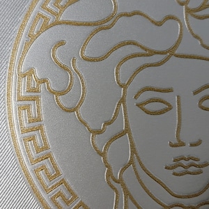 Embossed Silver Gold Metallic Border Textured - Etsy