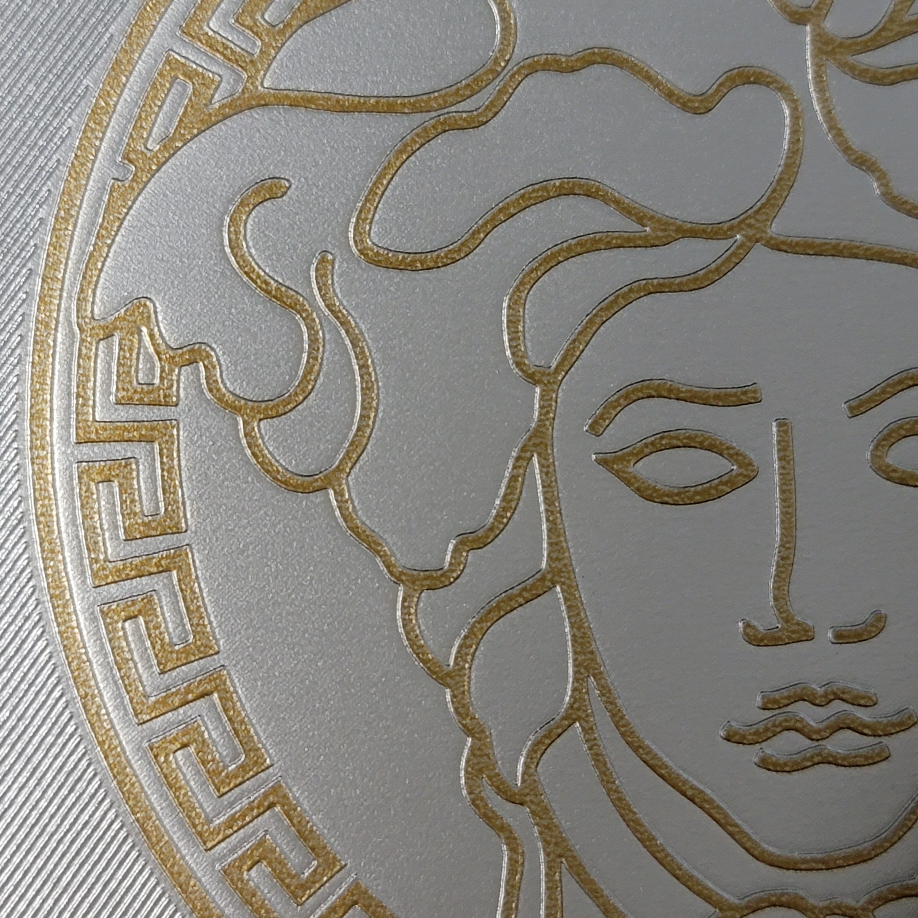 Embossed Silver Gold Metallic Border Textured - Etsy