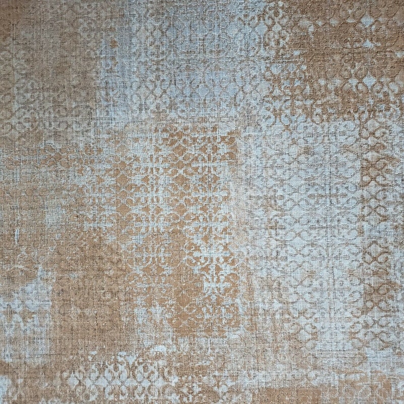 Blue Gray Bronze Metallic Vintage Rug Carpet Textured - Etsy