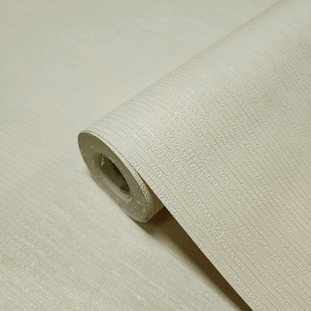 String Design Beige Cream Vertical Lines Textured Little Striped Plain ...