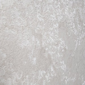 Modern Distressed Plain Ivory off White Faux Woven Fabric Textured ...