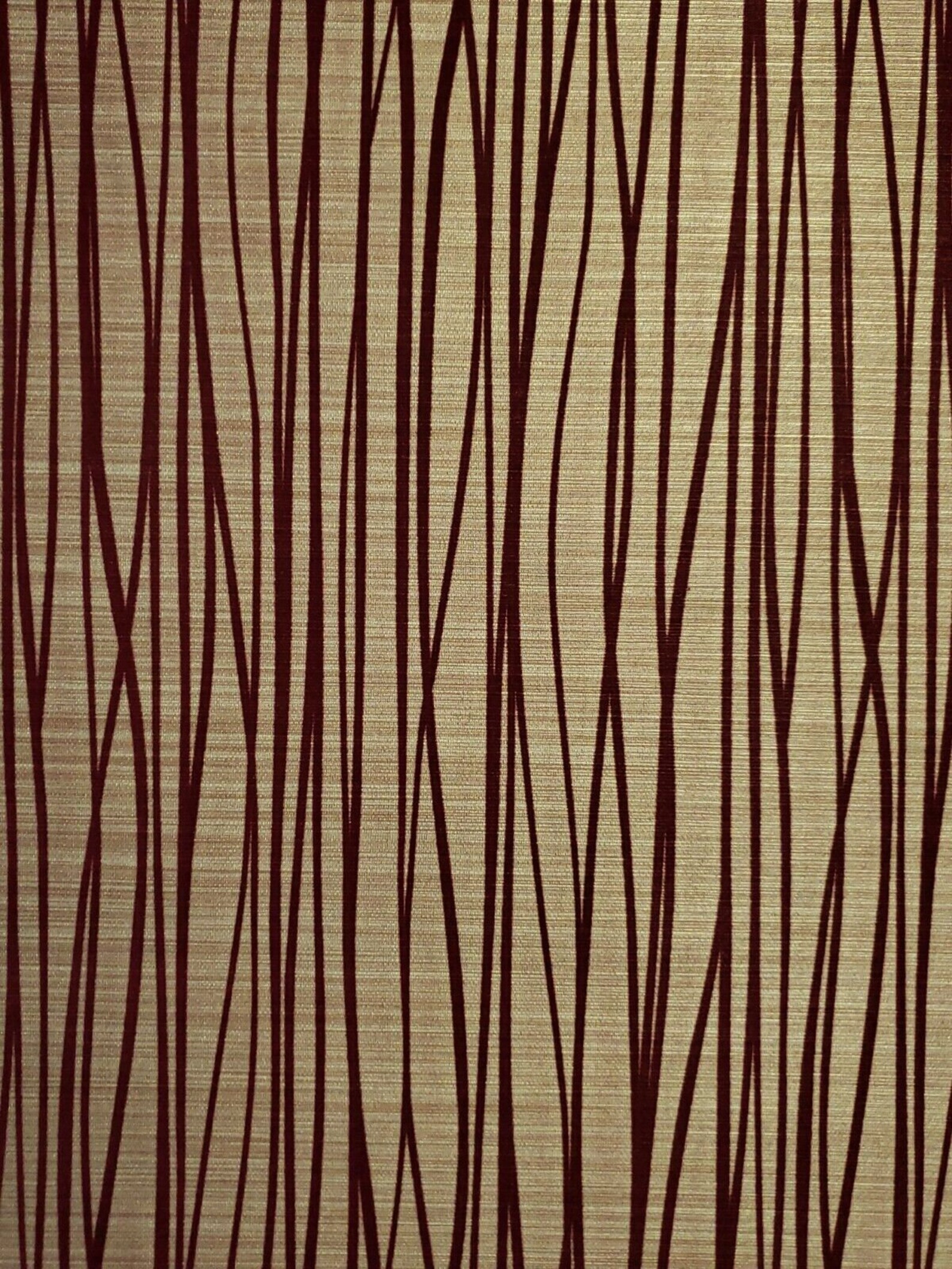 Flocked Texture Wallpaper Flock Burgundy Red Velvet Gold - Etsy