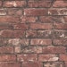 Brickwork Dark Red Rust Exposed Brick - Etsy