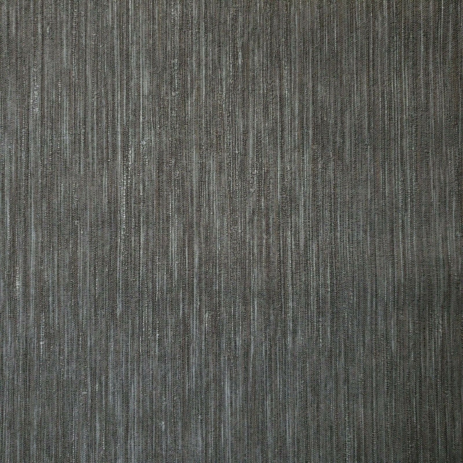 Modern Gray Bronze Silver Metallic Faux Fabric Textured Stria Lines ...