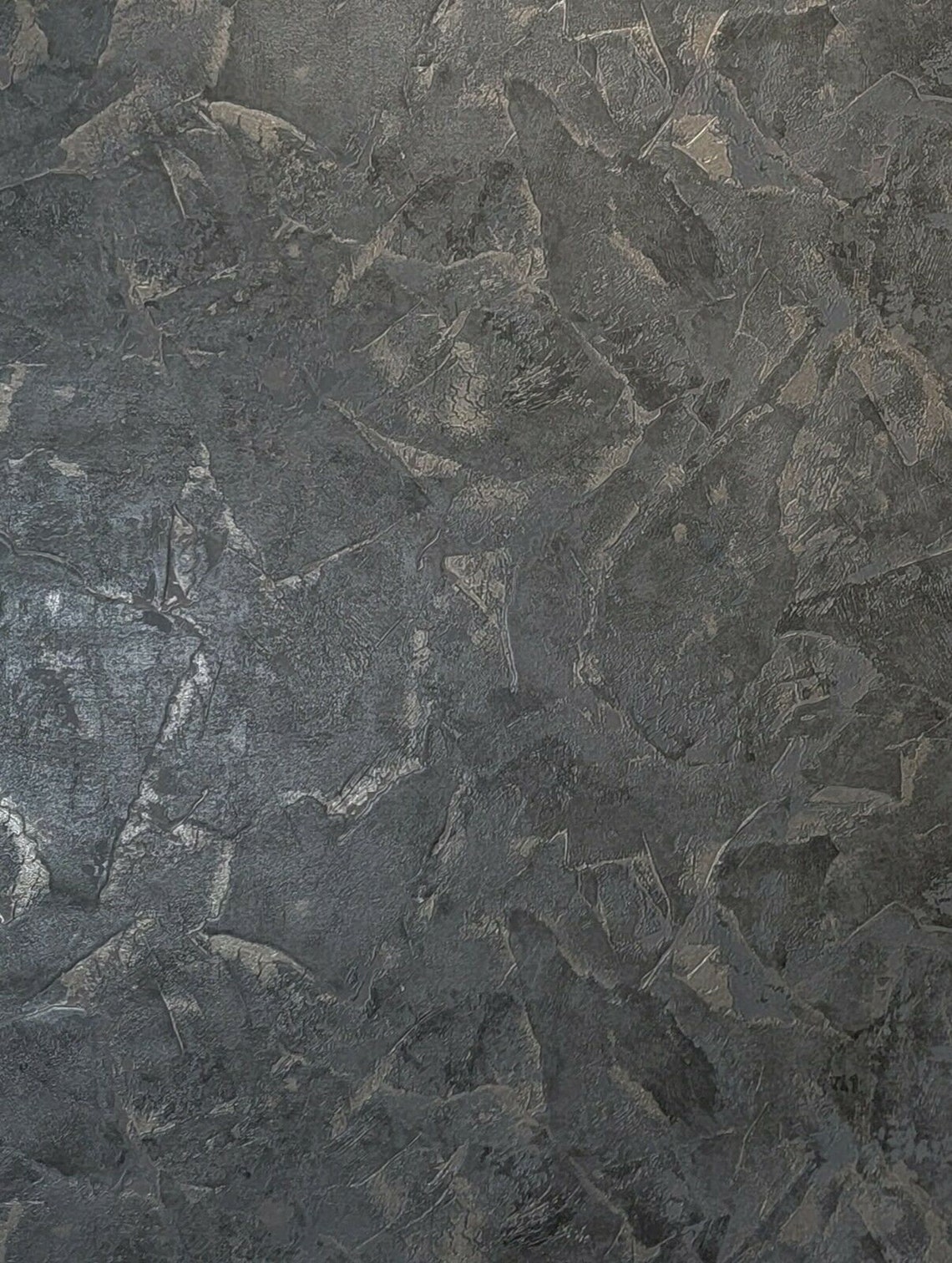 Contemporary Brown Bronze Gold Metallic Wallpaper Textured | Etsy