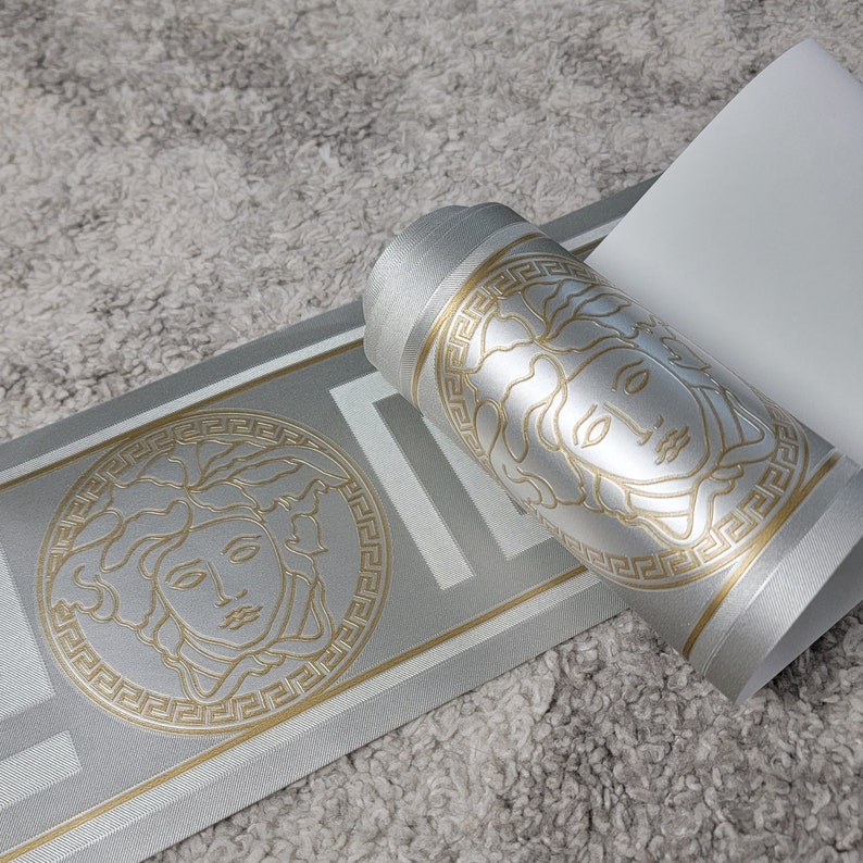 Embossed Silver Gold Metallic Border Textured - Etsy