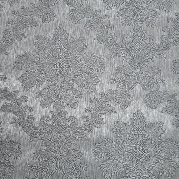 Gray Damask Fabric - Etsy