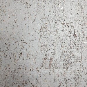 Real Natural Cork Wallpaper Textured Light Gray Silver Metallic - Etsy