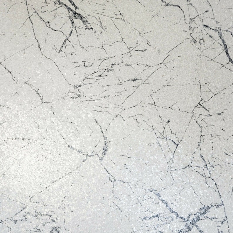 White Black Natural Real Terra Mica Stone Wallpaper Plain - Etsy
