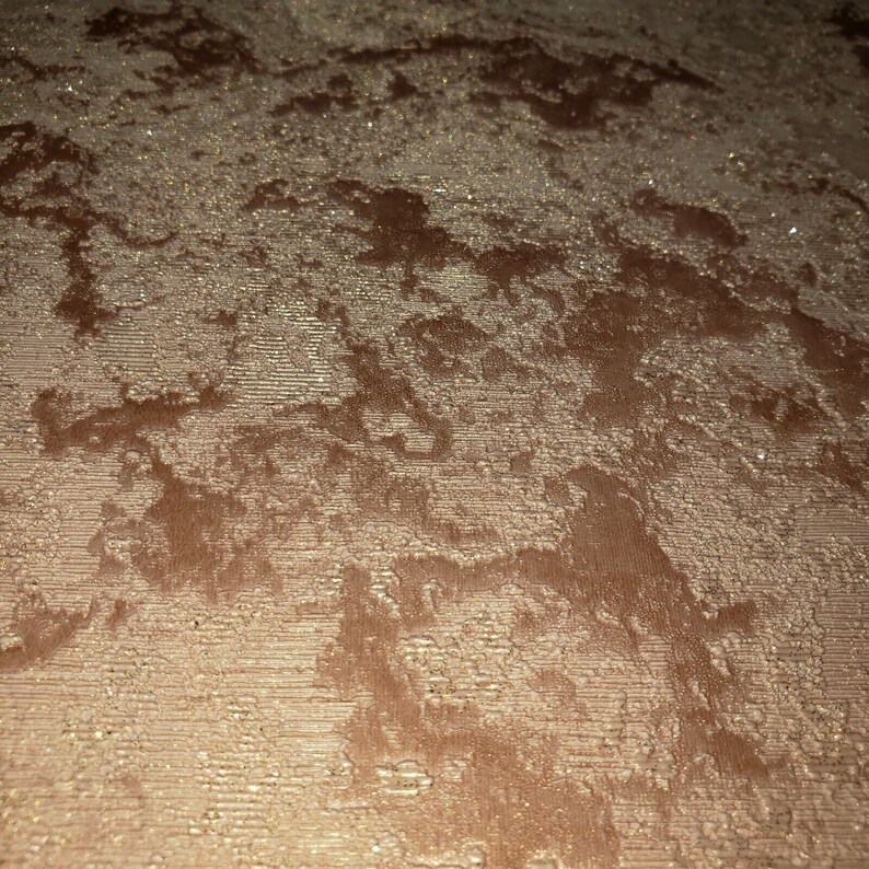 Wallpaper Orange Copper Gold Metallic Textured Modern Plain - Etsy