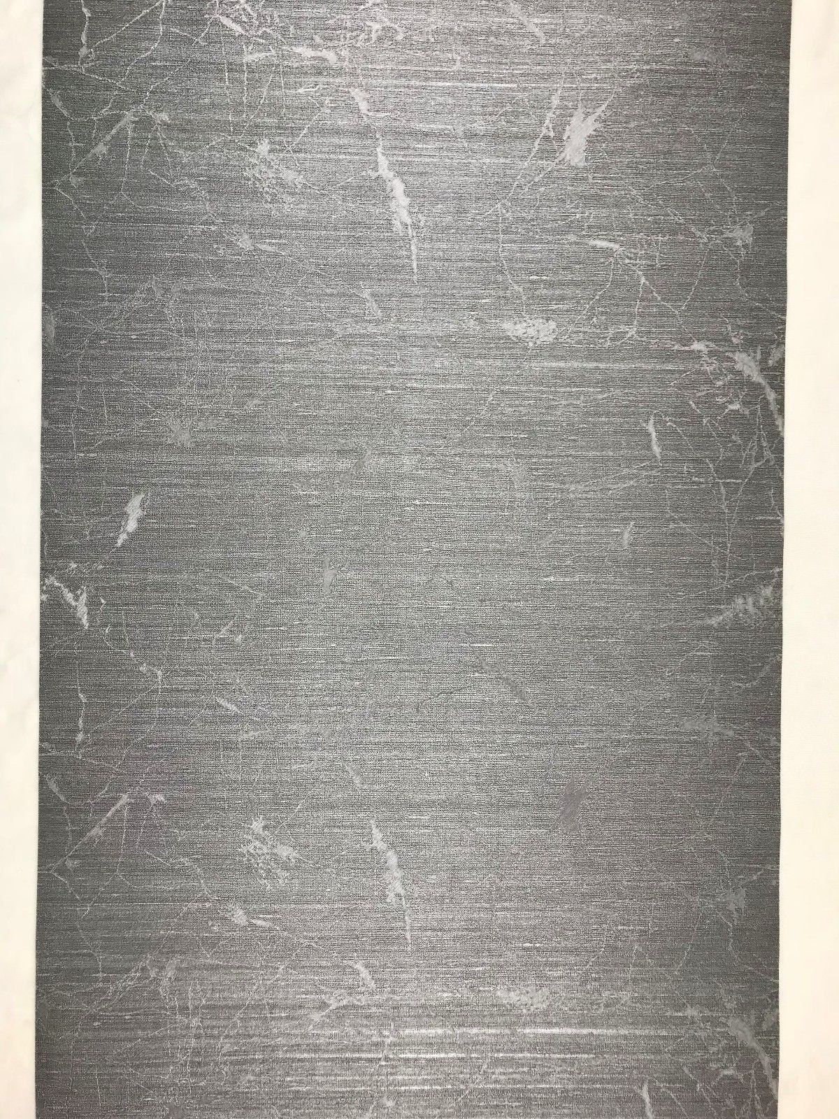 Wallpaper Charcoal Gray Metallic Textured Plain Faux Industrial Metal ...