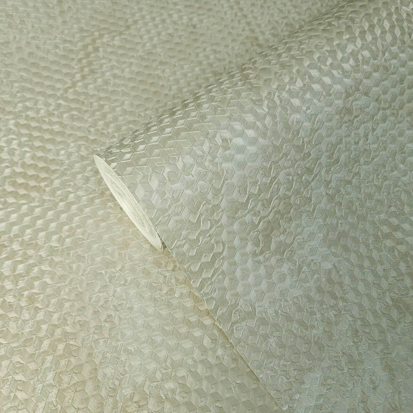 Modern Gold Brass Metallic Little Cube Plain Textured Hexagon - Etsy