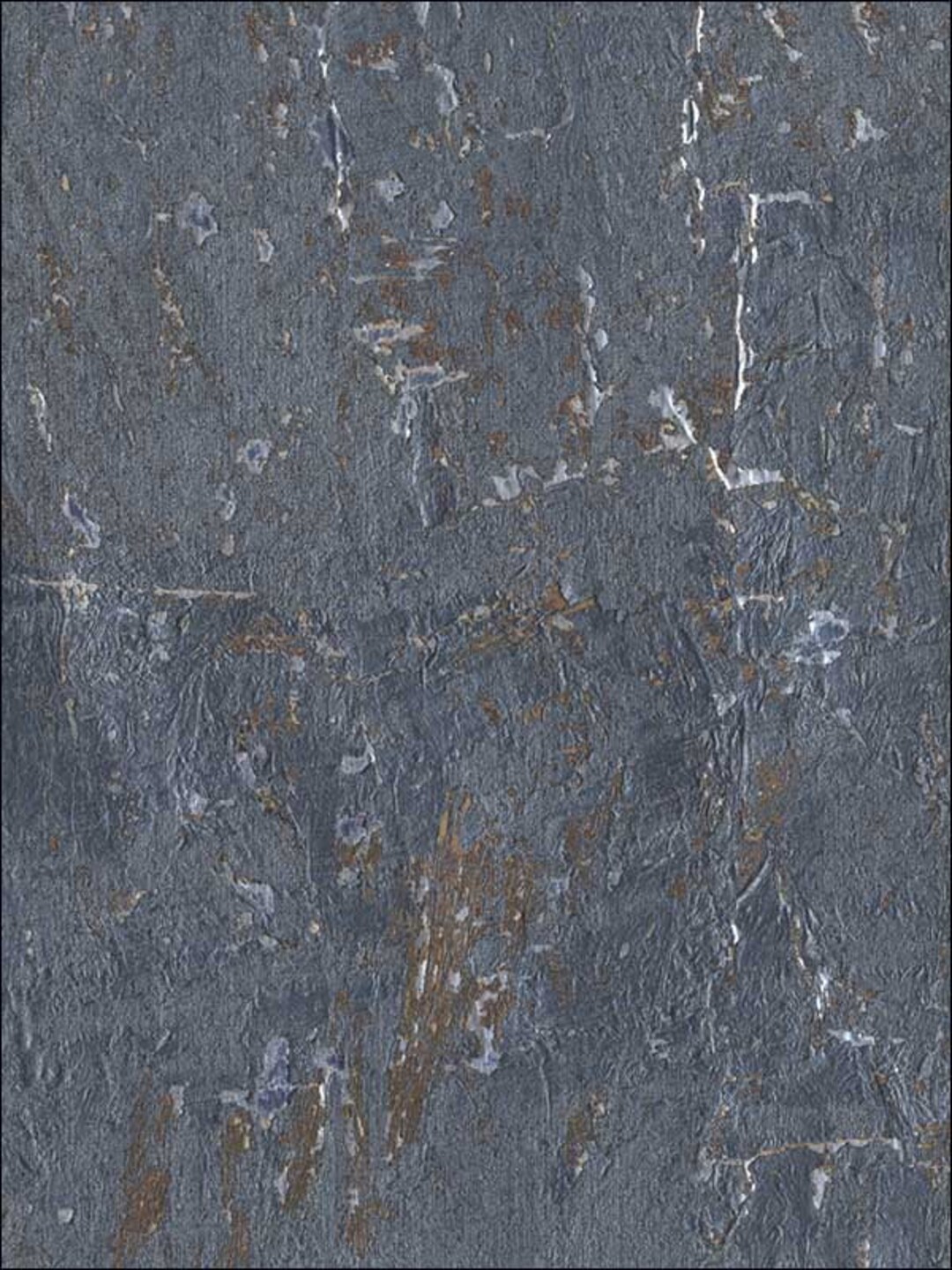 Cork Metallic Navy Gold Silver Wallpaper - Etsy