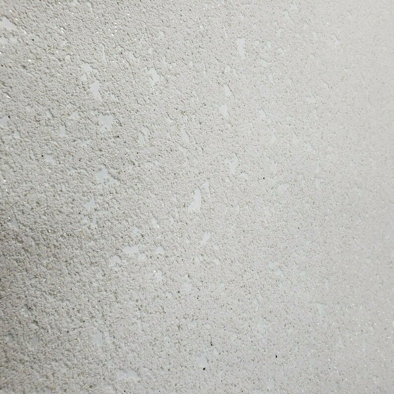 White Cream Chip Stone Real Natural Mica Textured Wallpaper Plain - Etsy