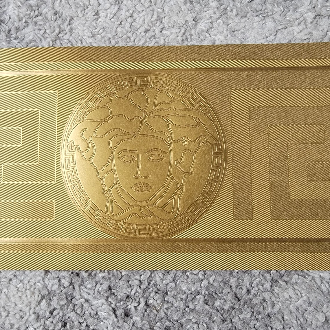 Embossed Gold Metallic Border Textured - Etsy