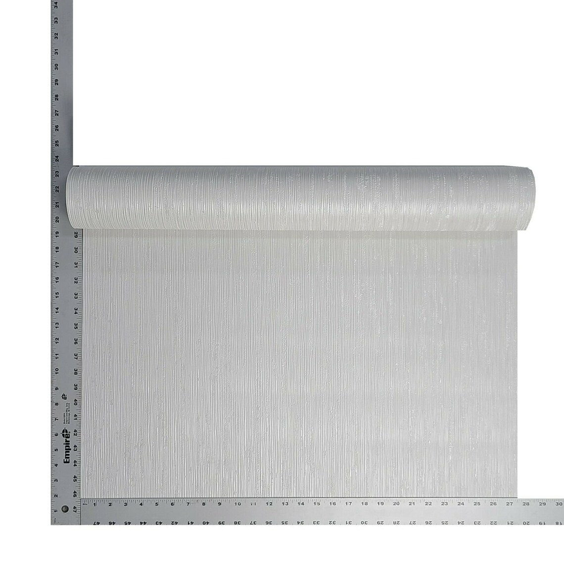 Modern White Stria Lines Faux Fabric Heavy Texture Plain - Etsy