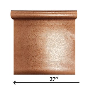 Embossed Coper Metallic Faux Metal Sheet Plaster Textured Modern ...